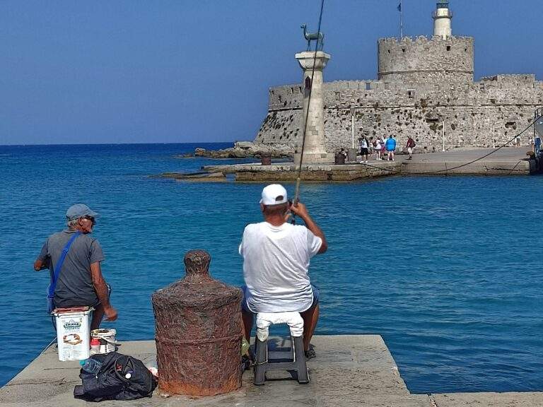Daily Photo: Colossus Fishing. Rhodes, Greece