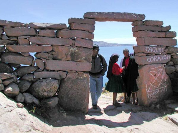 Daily Photo: Gate. Taquile, Lake Titicaca, Peru